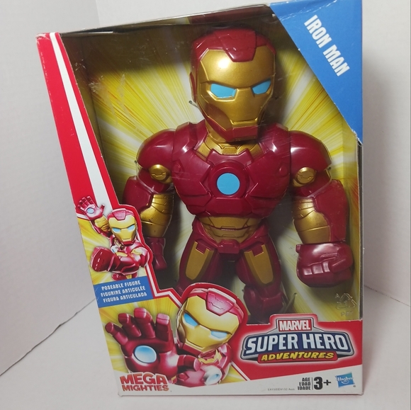 Iron Man | Toys | Hasbro Mega Mighties Marvel Super Hero Adventures ...